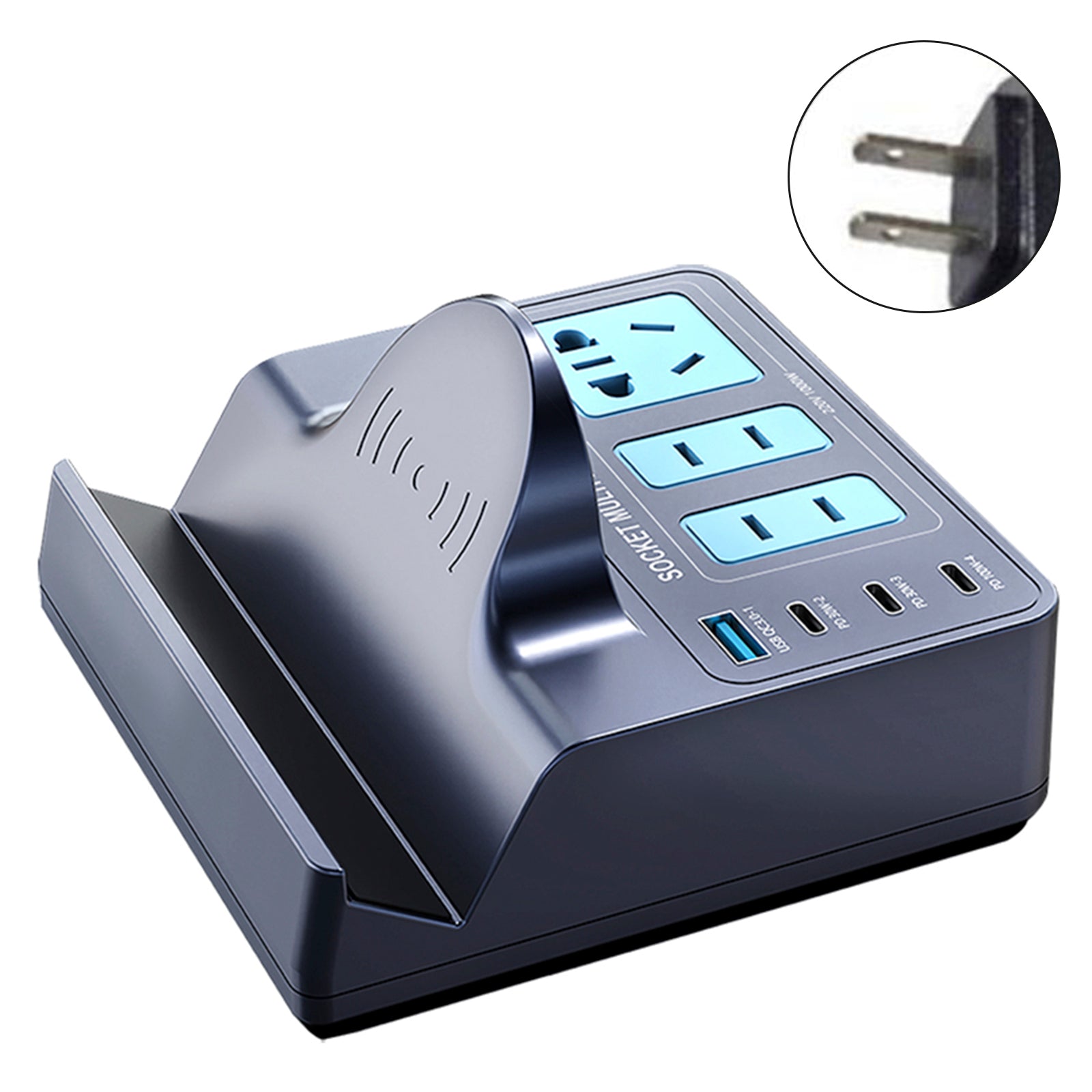 140W Smart Wireless Fast Charging Socket High Power PD100W Notebook QC ...